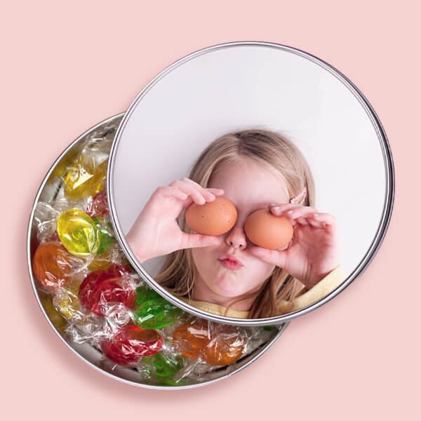 Sublimation Tin, Round - Ø155 x 50 mm | Technotape